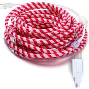 Holiday | 4ft Led Candy Cane Rope Lights Waterproof Outdoor 360 Led ...